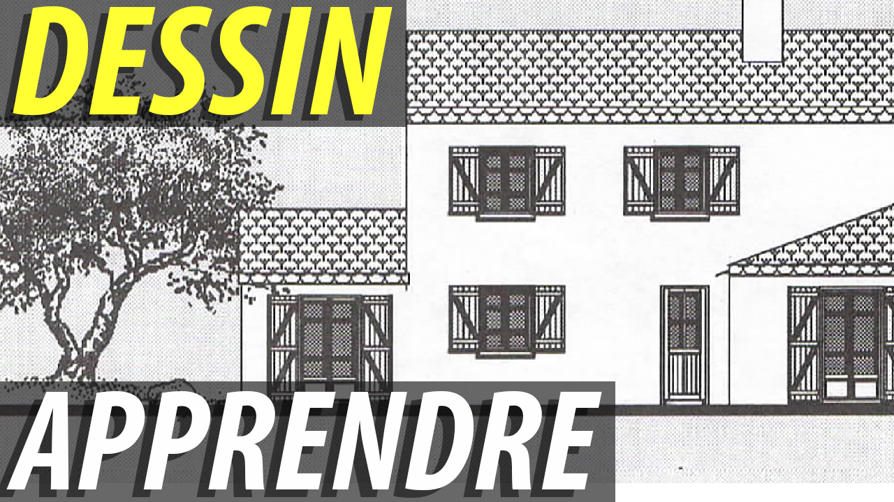 COMMENT APPRENDRE À DESSINER UNE FAÇADE DE MAISON 1/100 - Dessiner un plan